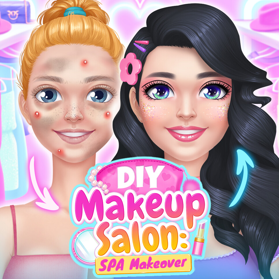 ArtStation - UI and ART for Makeup Stylist Game