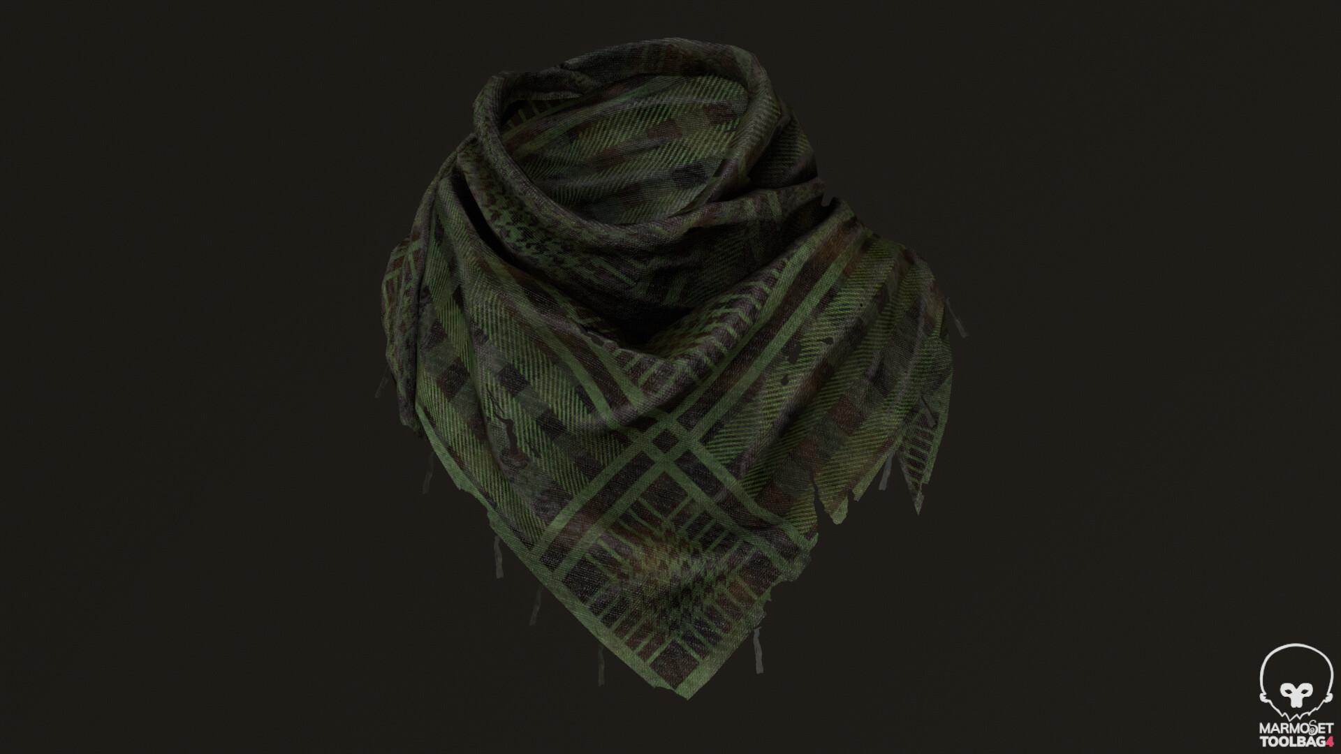 ArtStation - Soldier Scarf - Low poly Game Asset