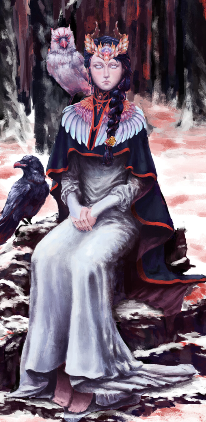 ArtStation - Raven and Death :The First Internal Object