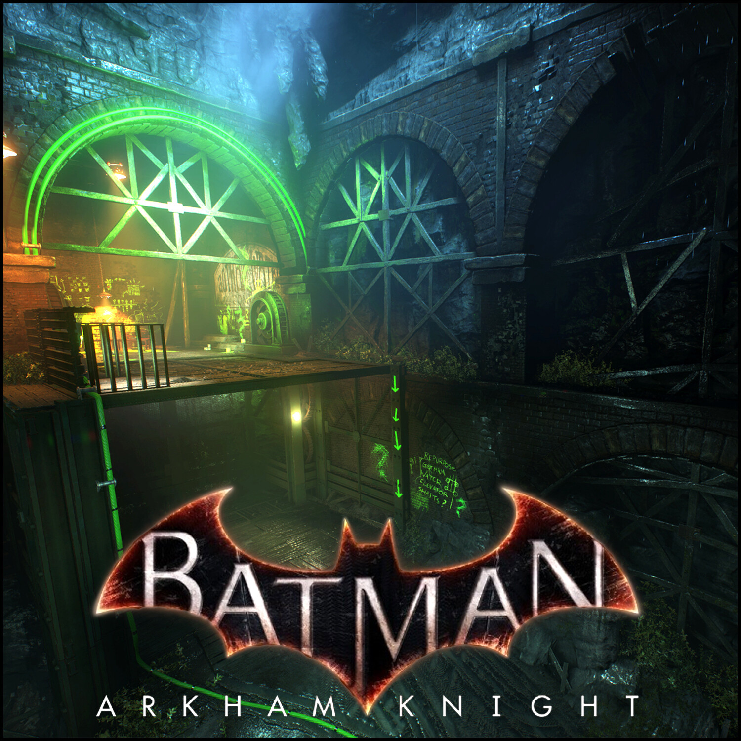 ArtStation - Batman Arkham Knight - Balancing Act