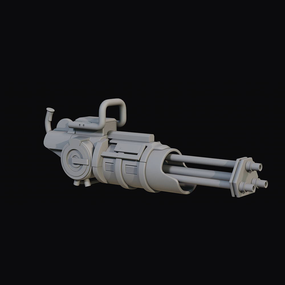 ArtStation - Minigun