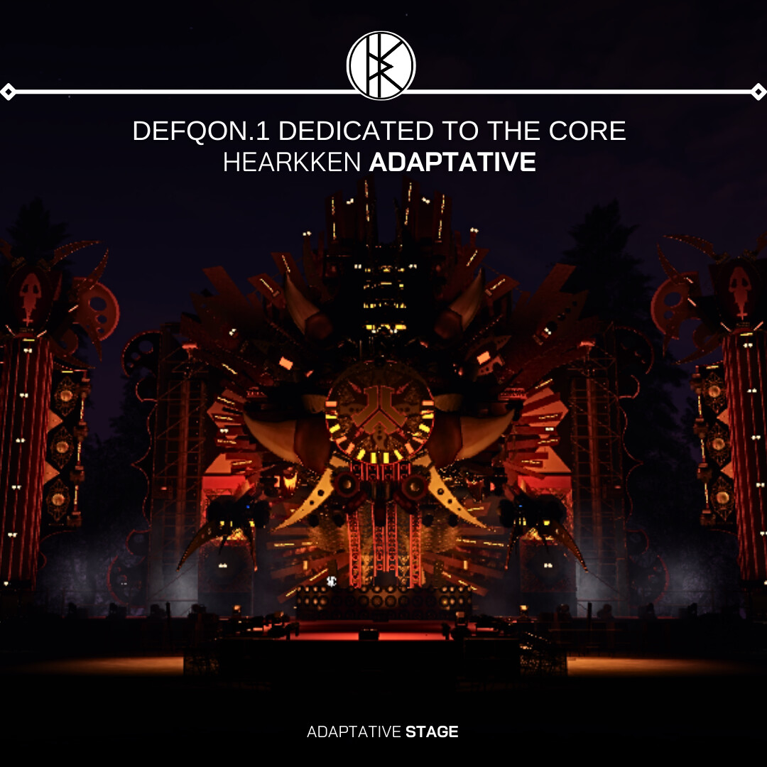 ArtStation - Defqon.1 Custom Stage I Dedicated to the core Update V2.0