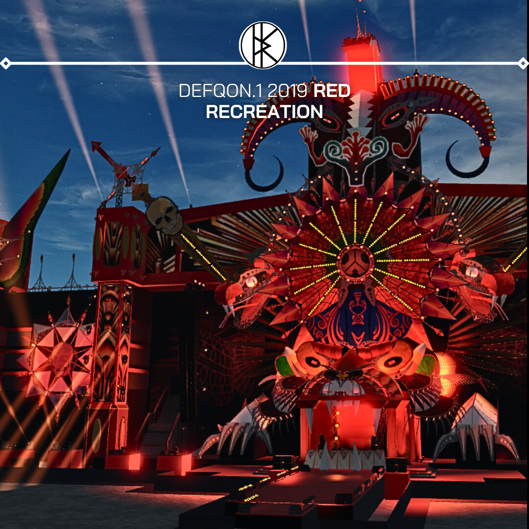 ArtStation - Defqon One 2019 Mainstage I Recreation