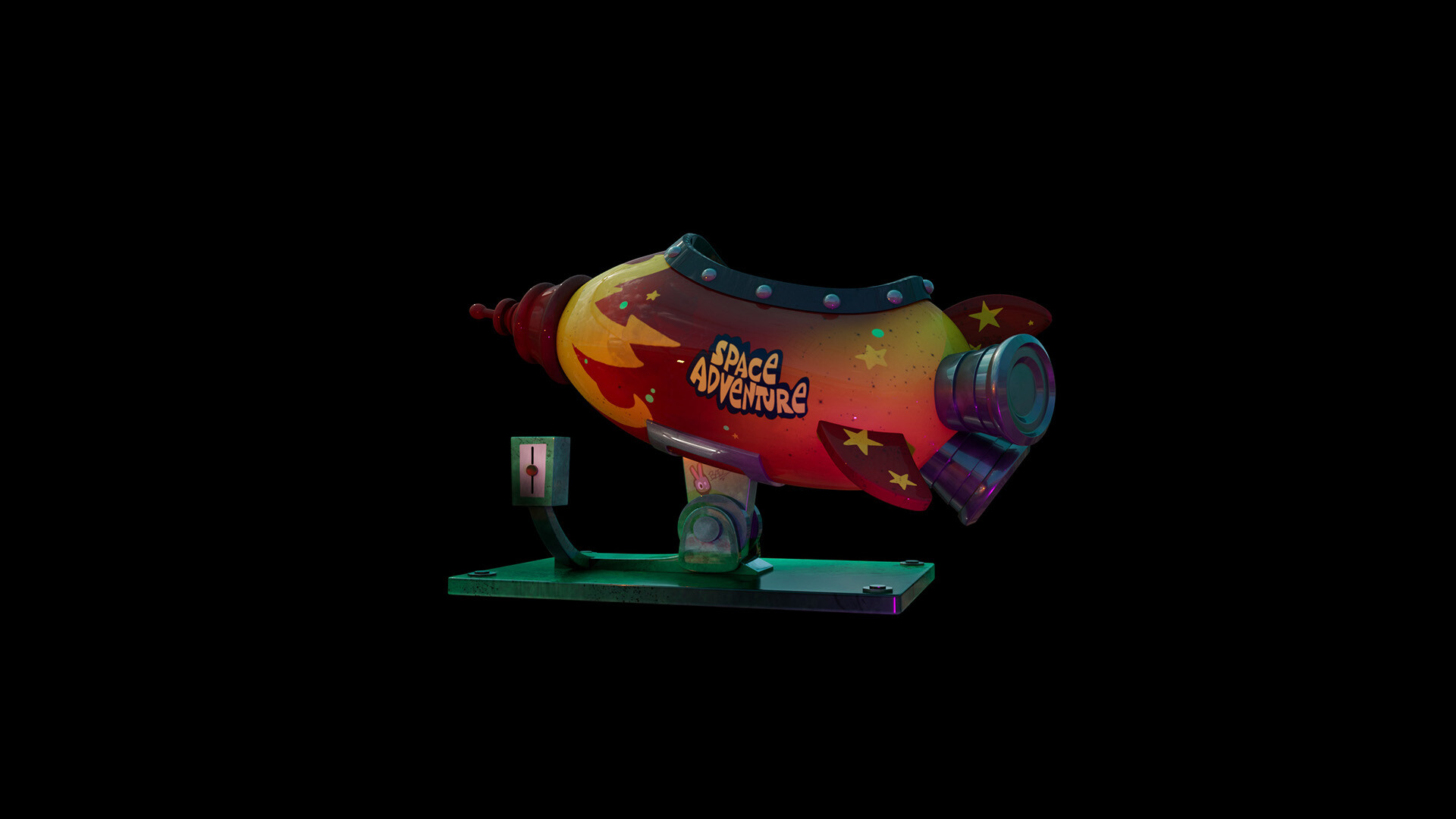 ArtStation - Lilo and stich - Rocket