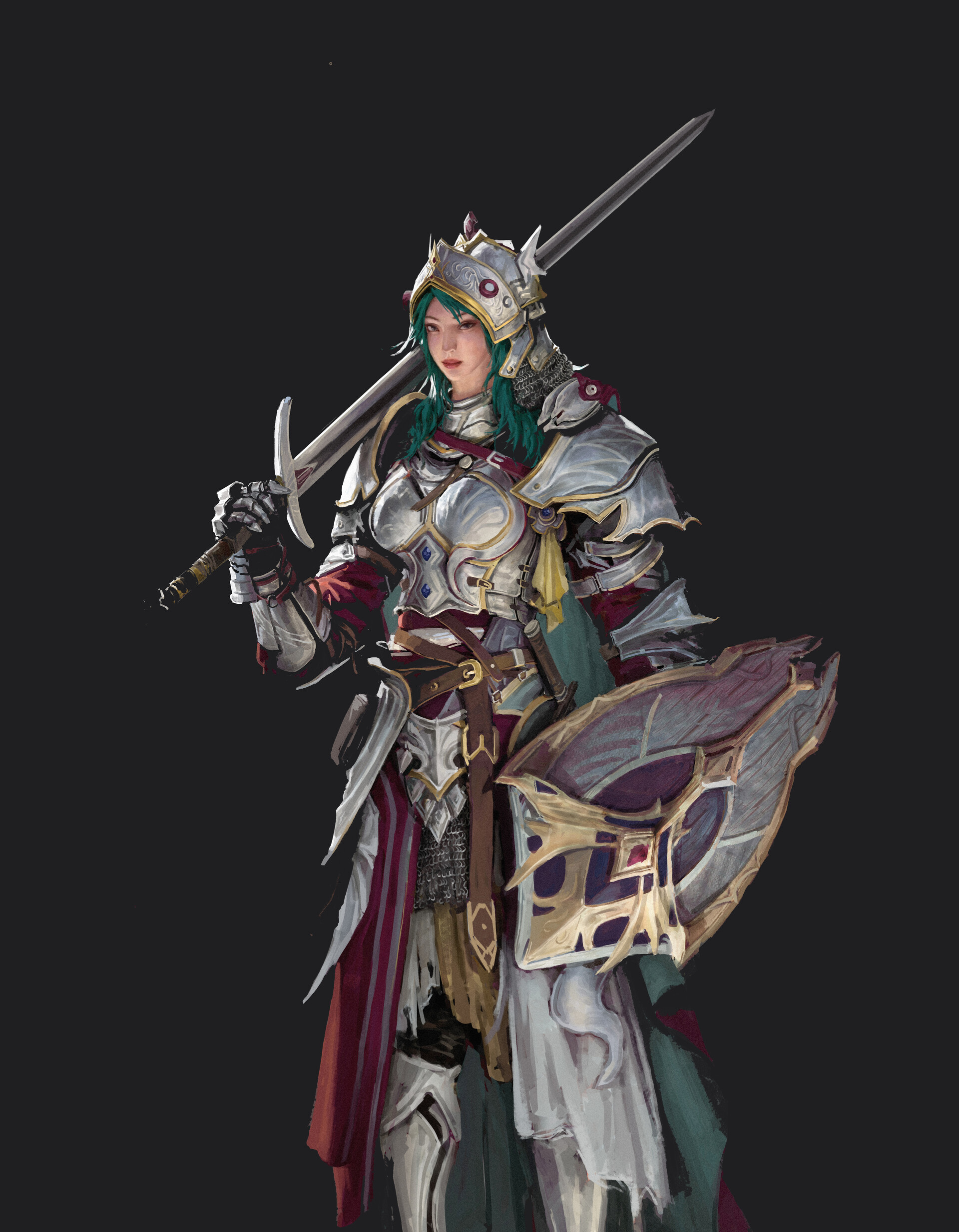 ArtStation - shield knight