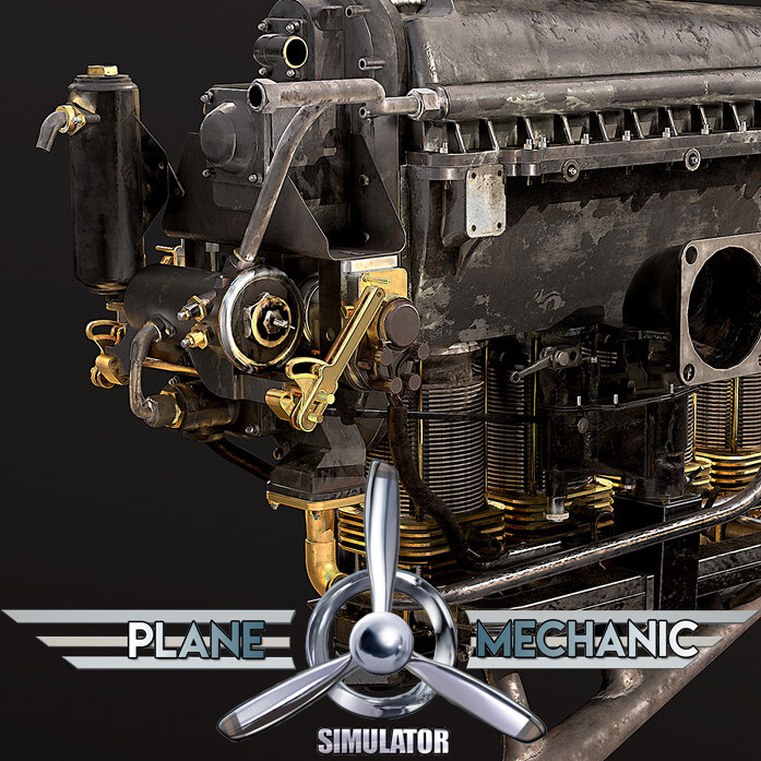 ArtStation - De Havilland Gipsy Major Engine for Tigermoth Plane (1932)