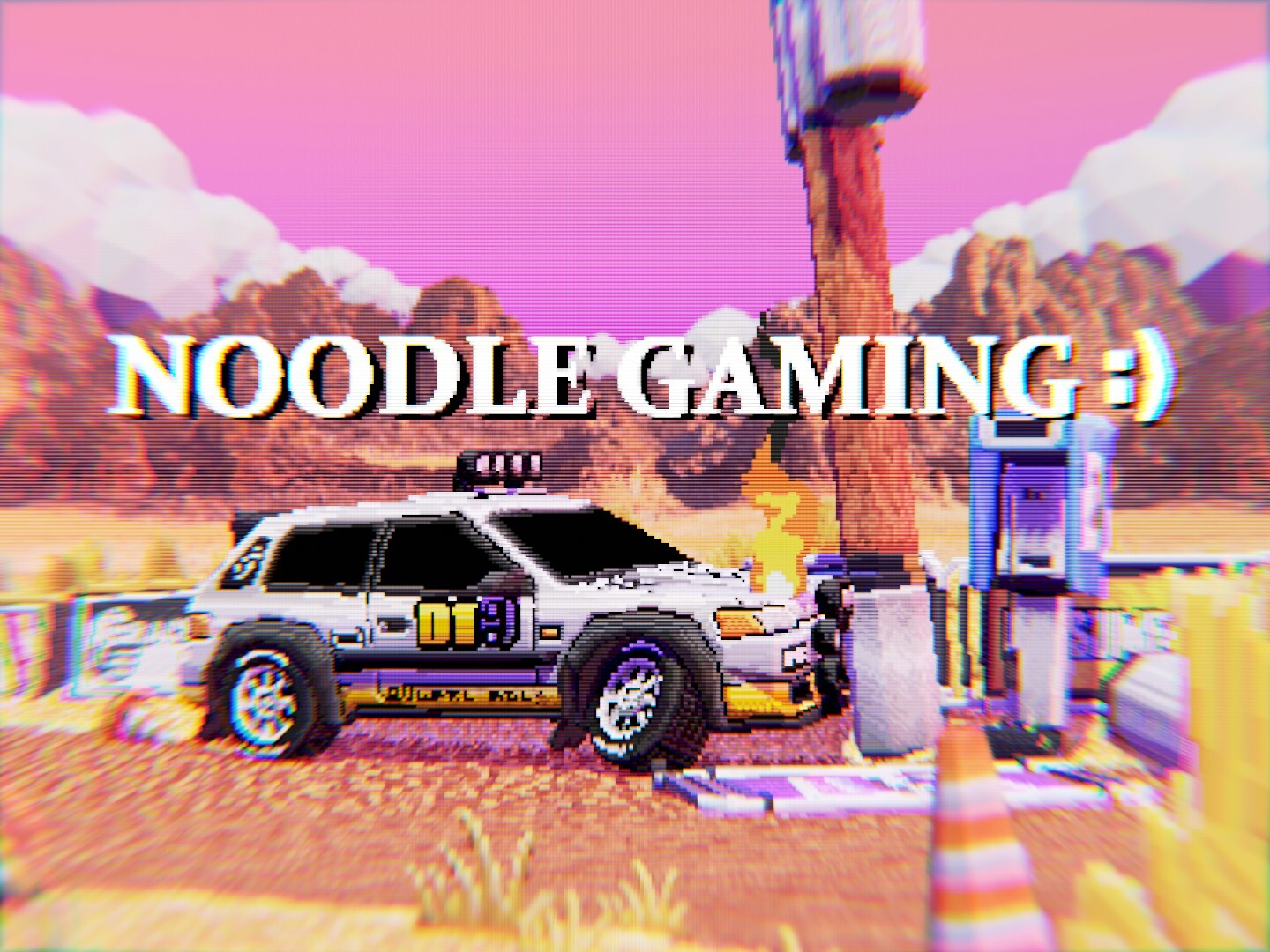 ArtStation - PSX style Retro Rally Bumpers