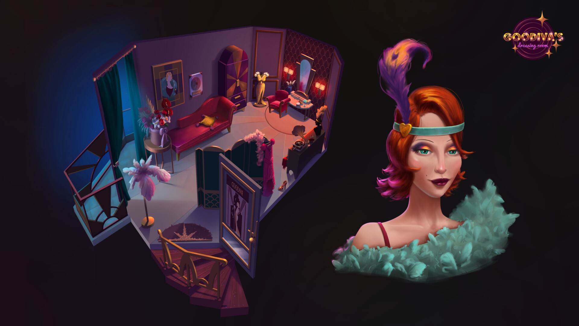 ArtStation - Goodiva's dressing room