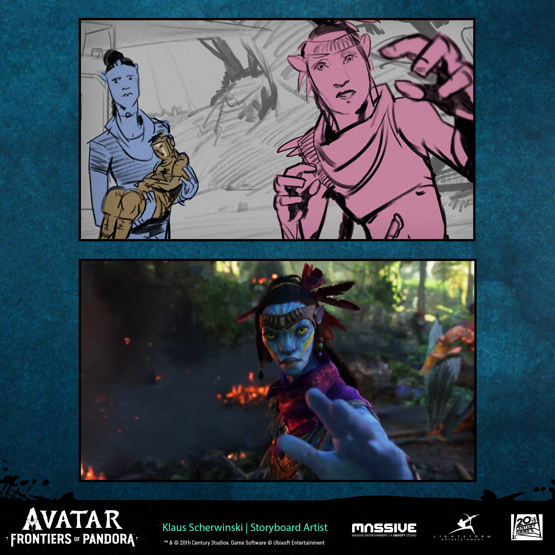 ArtStation - Avatar: Frontiers Of Pandora Storyboard Animatic "Etuwa Intro"