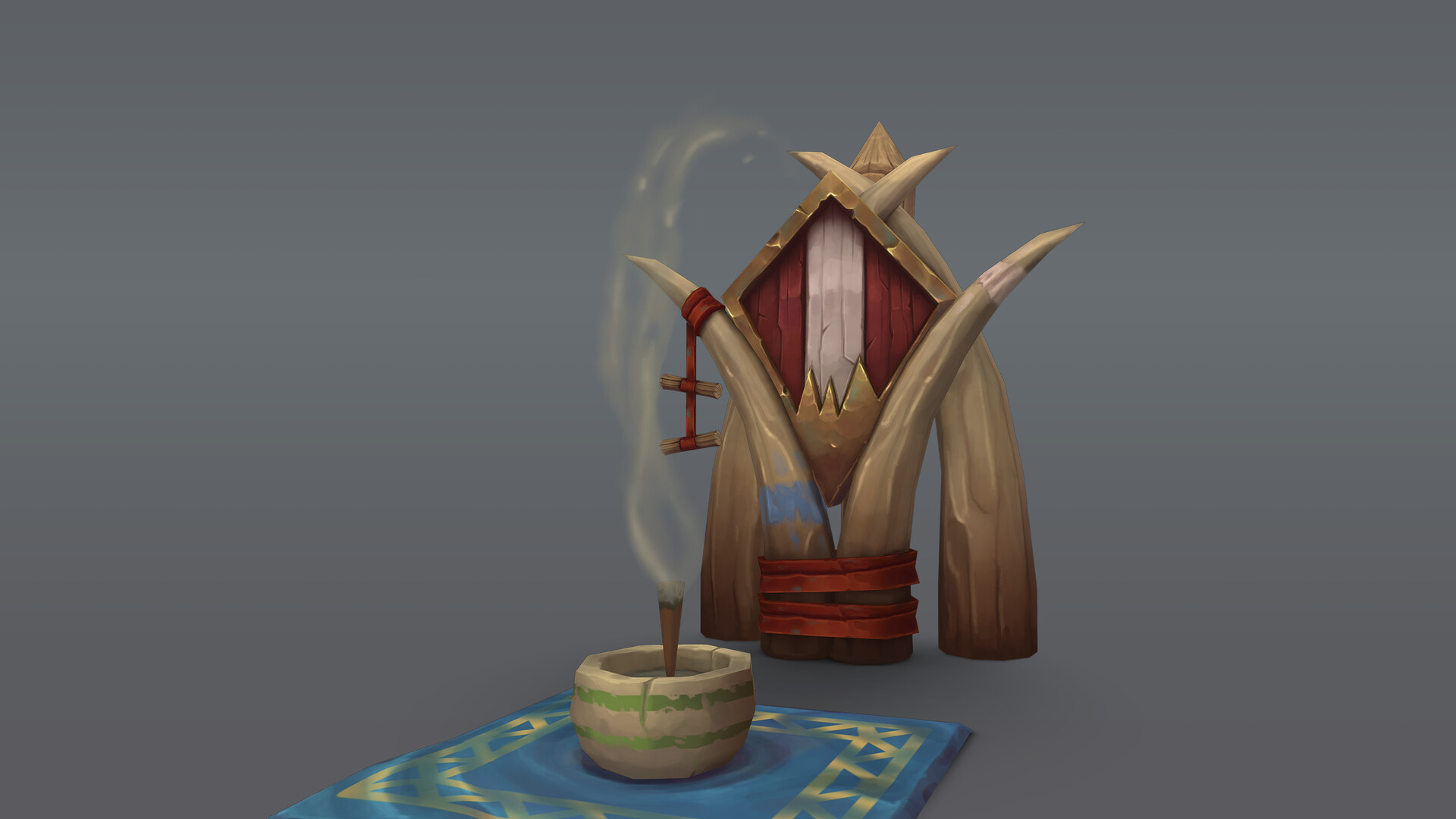 ArtStation - Troll ritual Totem