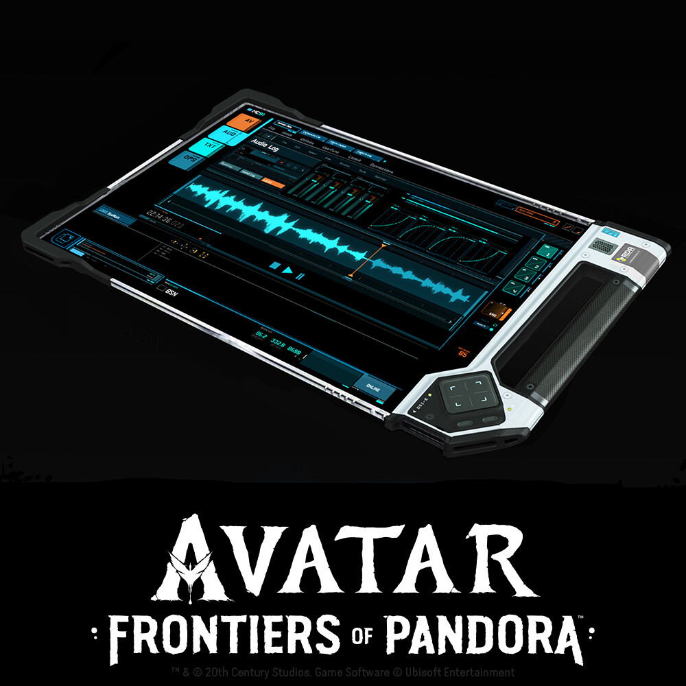 ArtStation - Avatar Frontiers of Pandora - RDA tablet and screen designs