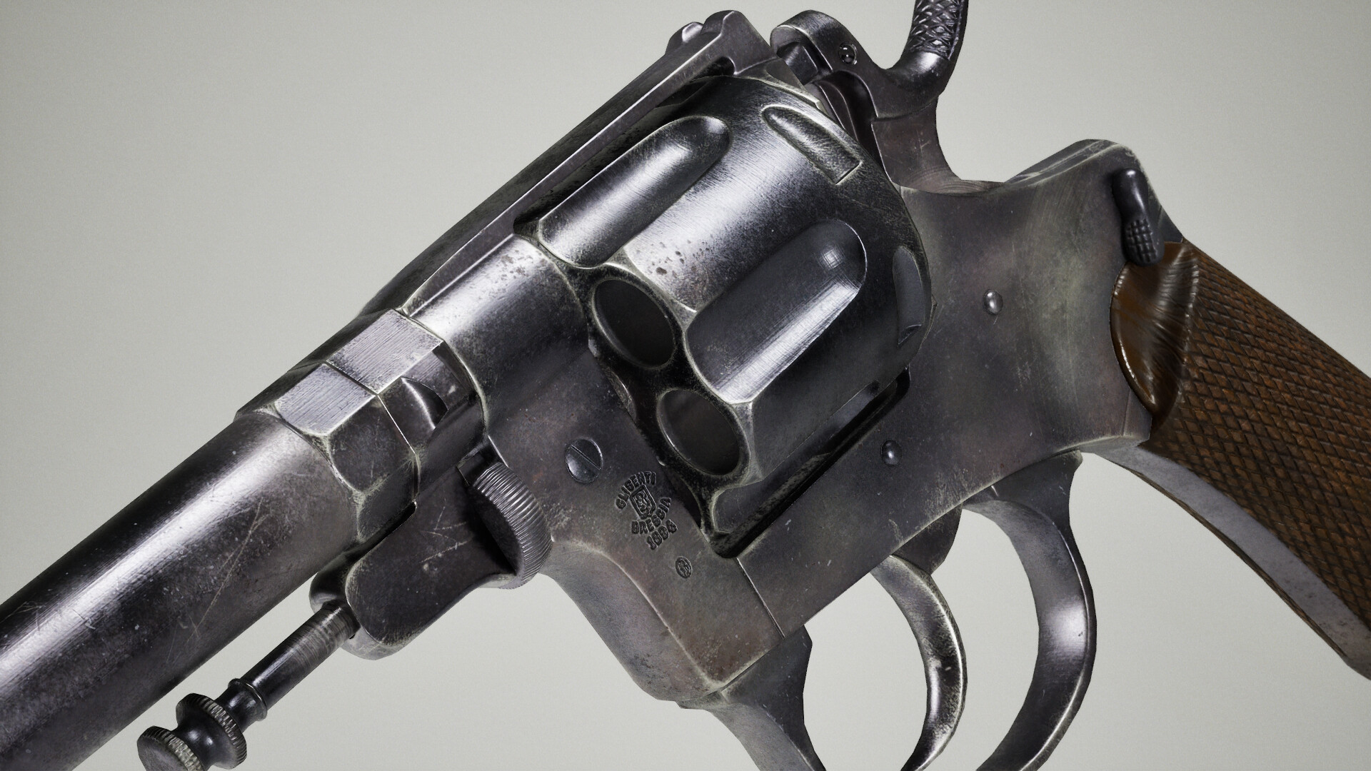 ArtStation - 1889 Bodeo Revolver