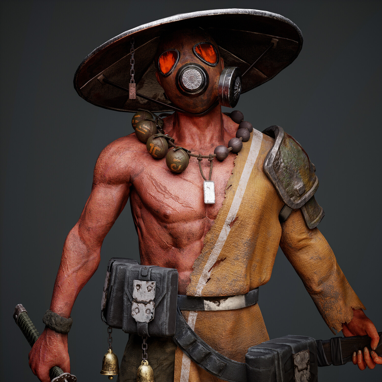 ArtStation - Post-Apocalypse Samurai