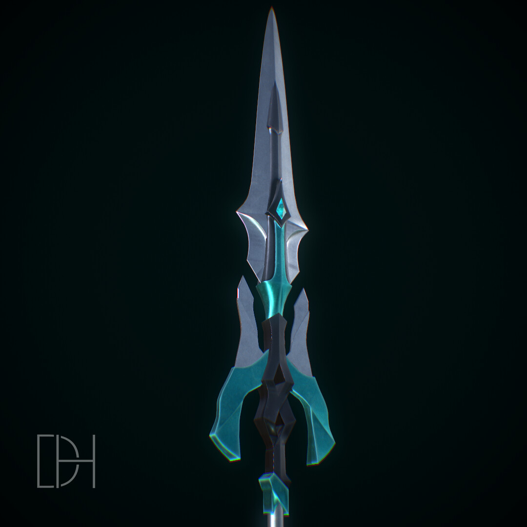 ArtStation - Fantasy Emerald Spear