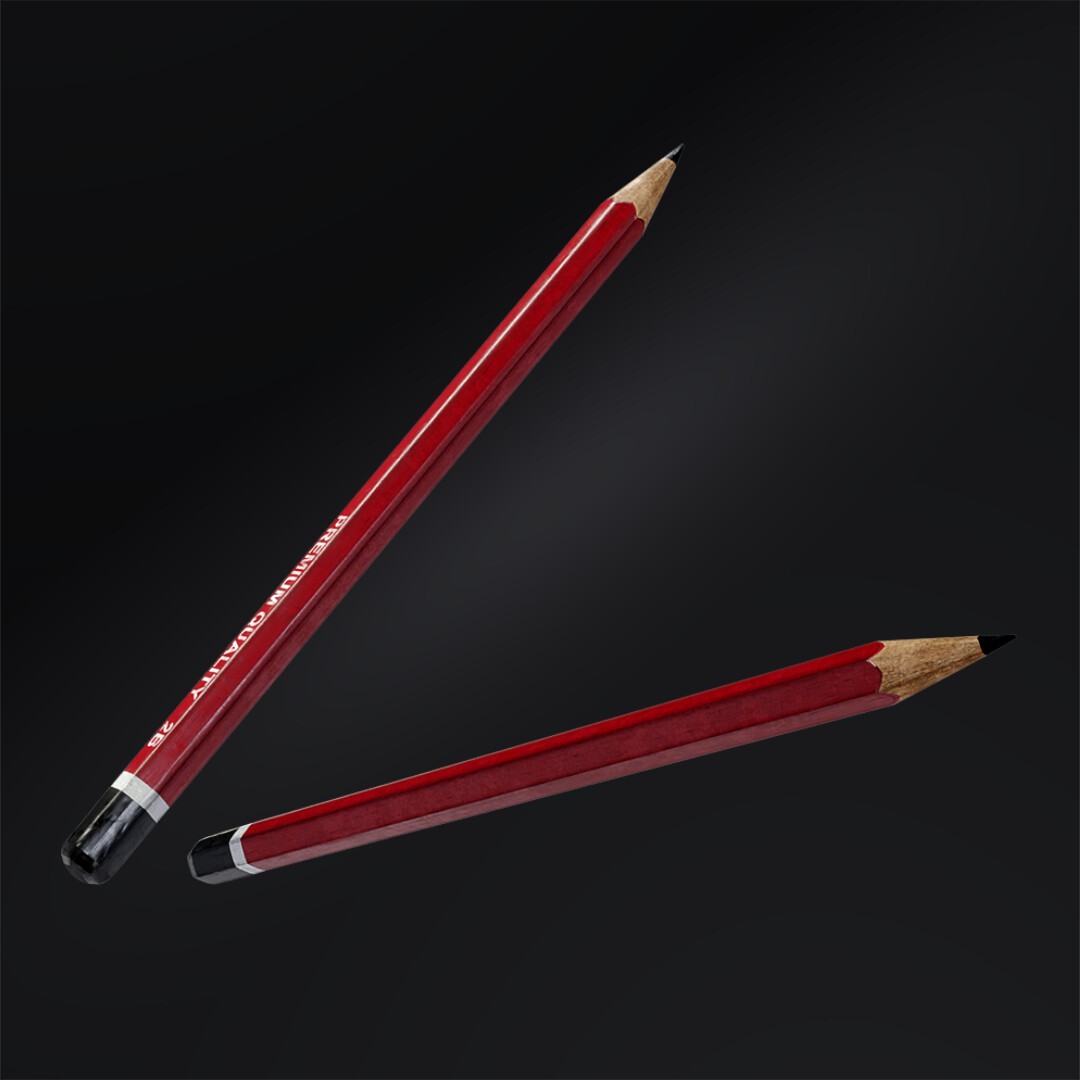 ArtStation - Low Poly Pencil