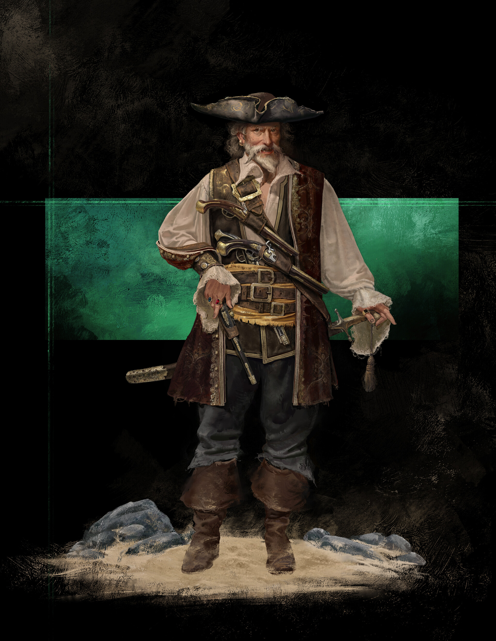 ArtStation - Henry Drake, Pirate Captain