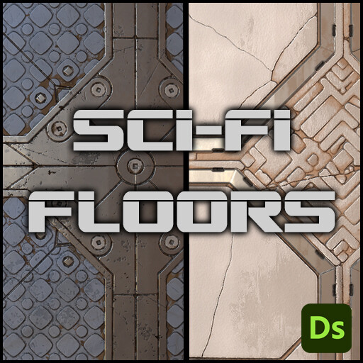 ArtStation - Sci-Fi Floor Materials