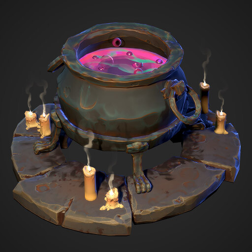 ArtStation - Props: Magic Cauldron