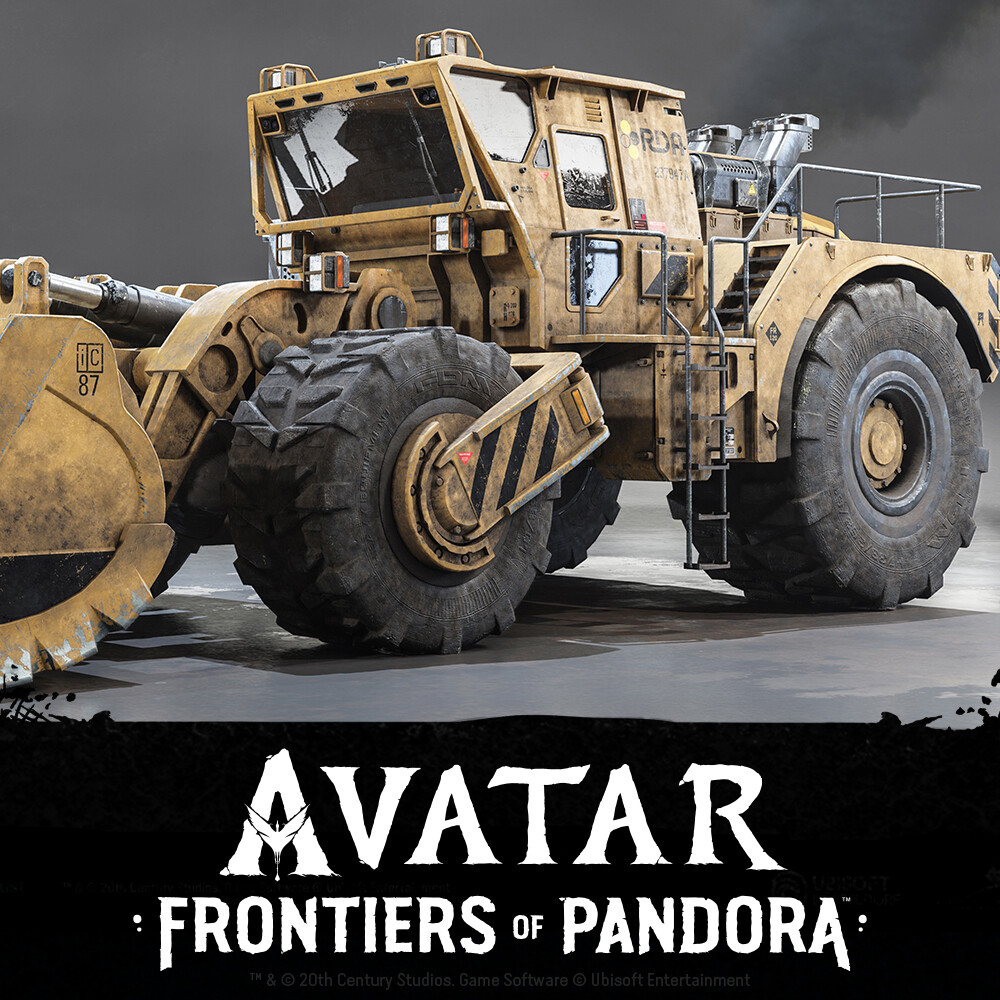 ArtStation - Avatar: Frontiers of Pandora - RDA wheel loader
