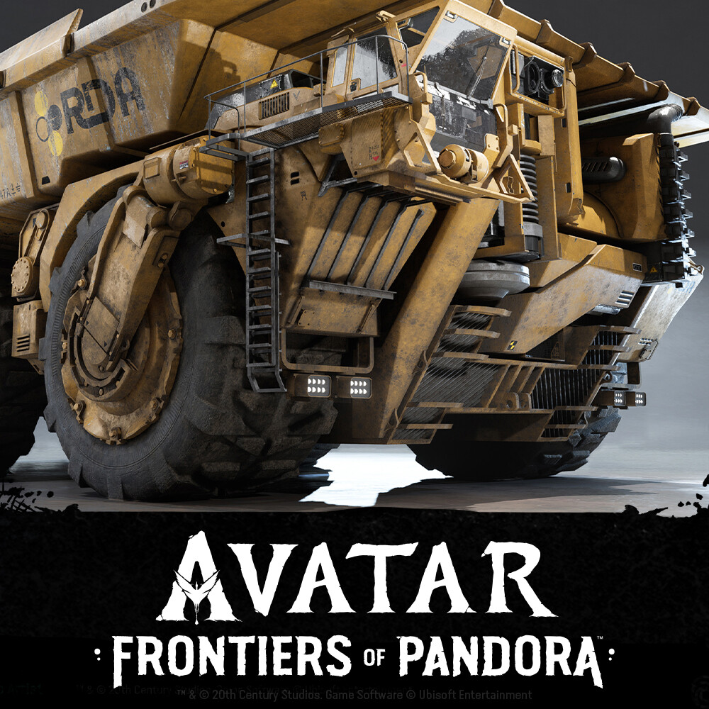ArtStation - Avatar: Frontiers of Pandora - RDA mining truck