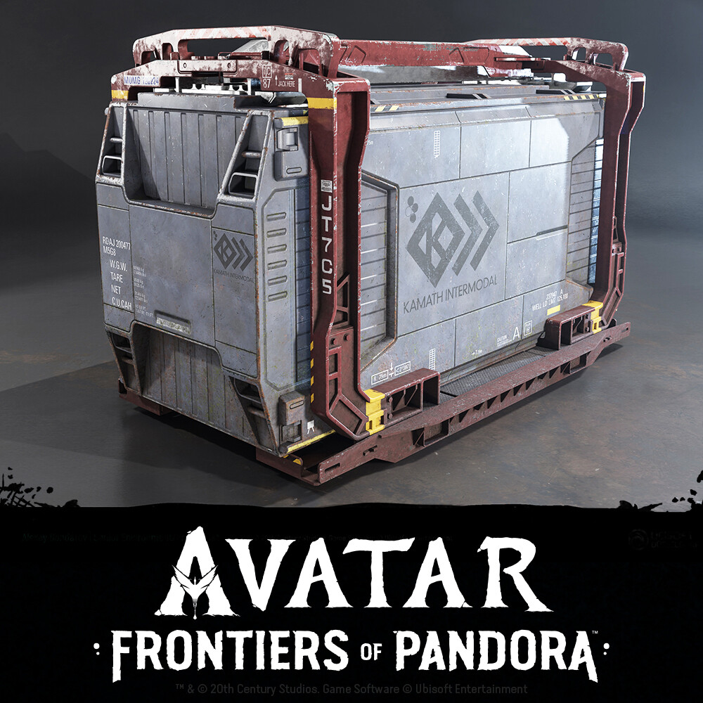 ArtStation - Avatar: Frontiers of Pandora - RDA cargo container