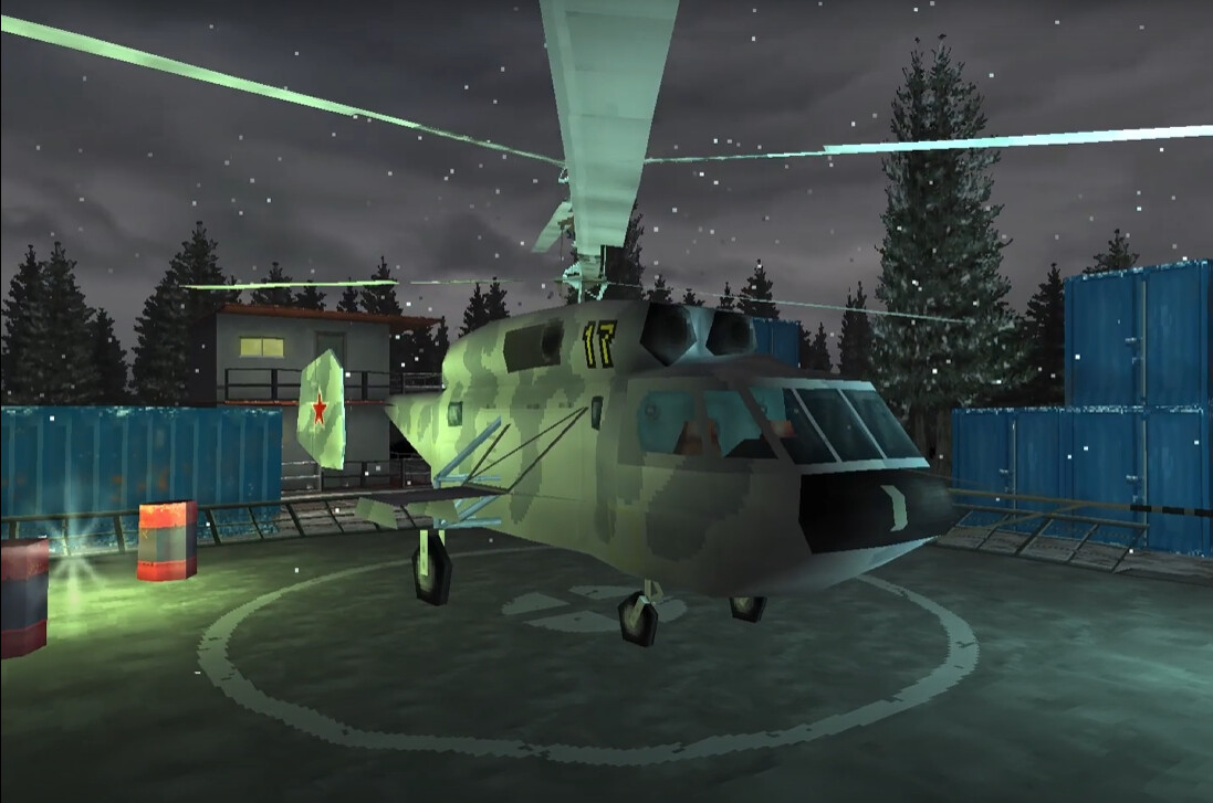 ArtStation - PS1/Low Poly Kamov KA29 Helix Helicopter