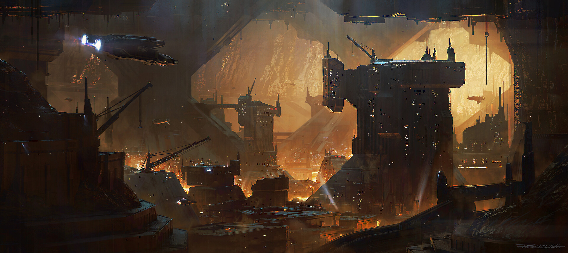 ArtStation - Megastructures GeoFront