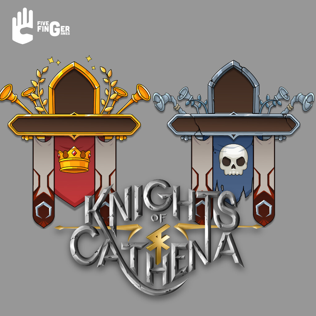 ArtStation - Knights of Cathena - UI Match Result