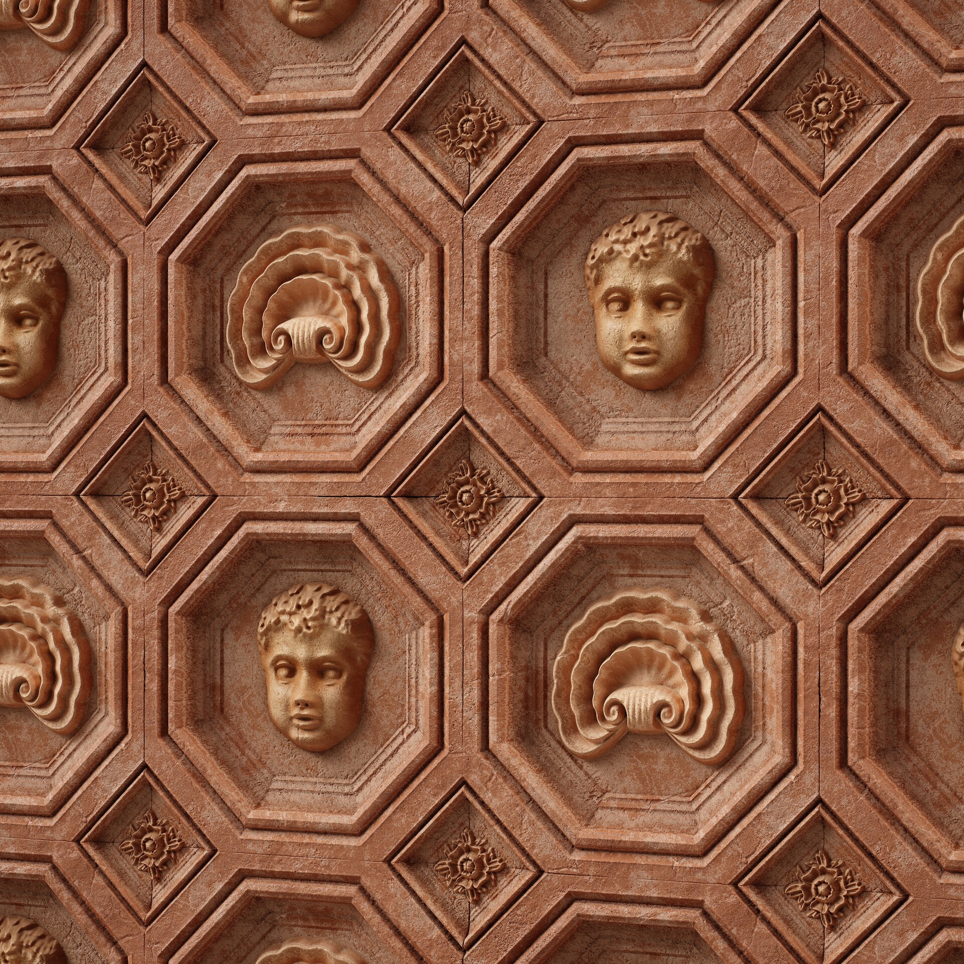 ArtStation - Ornate Ceiling Material.