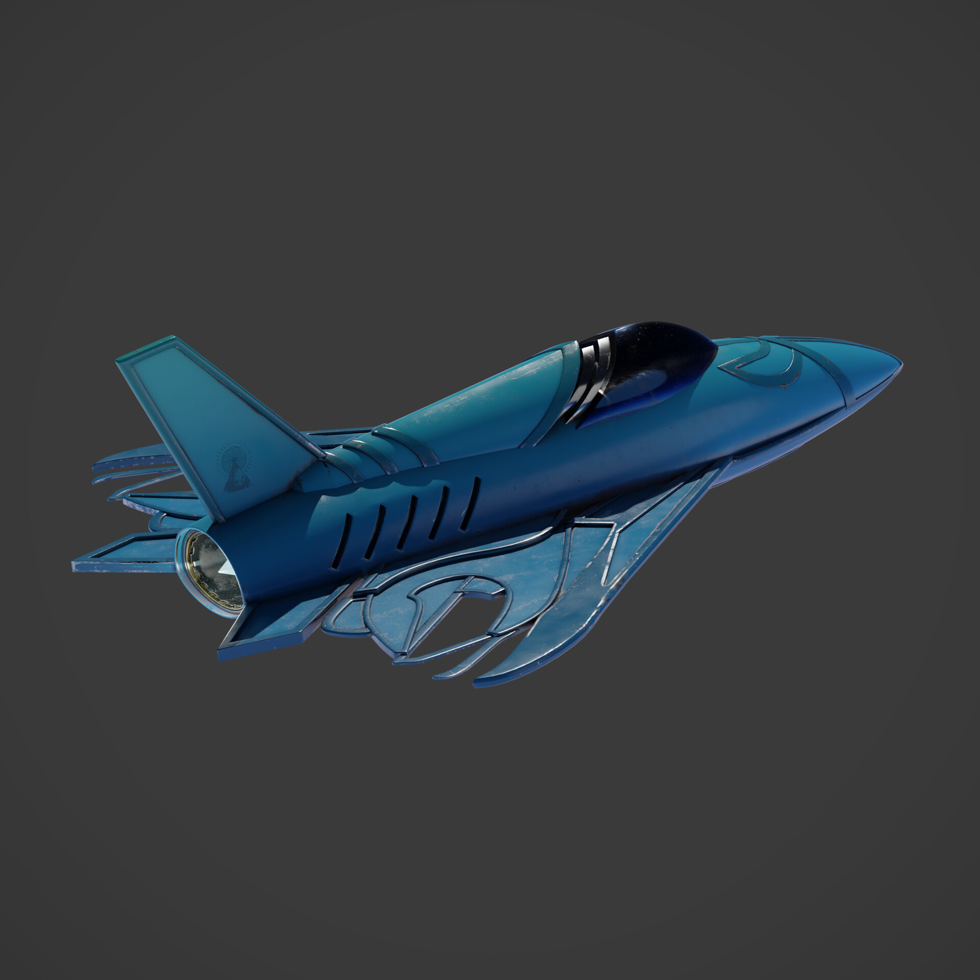 ArtStation - Rusty Space Plane