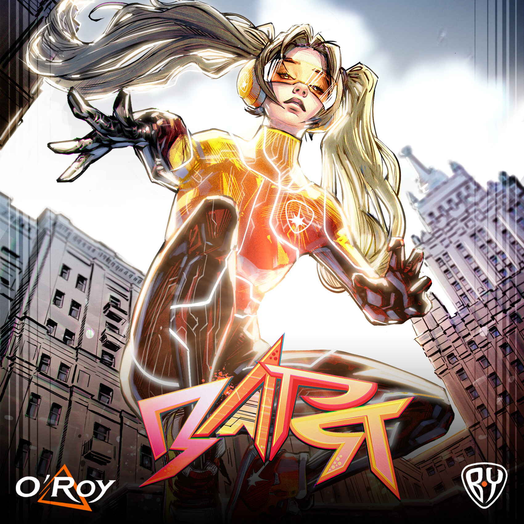 ArtStation - Comic №1 "Zarya". Covers.