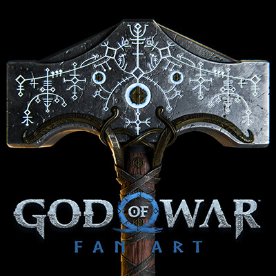 ArtStation - Mjolnir God of War