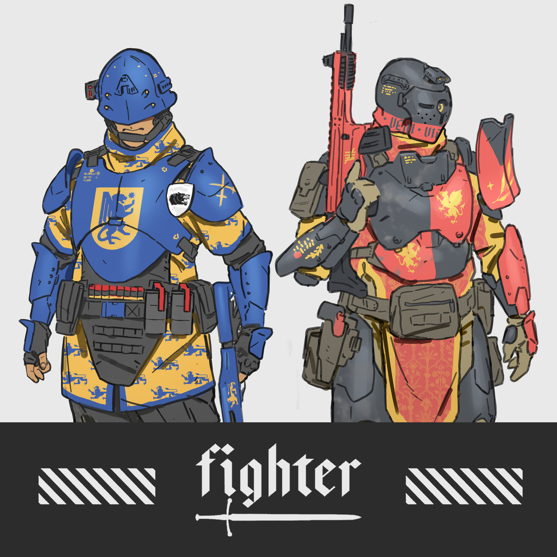 ArtStation - Fighter