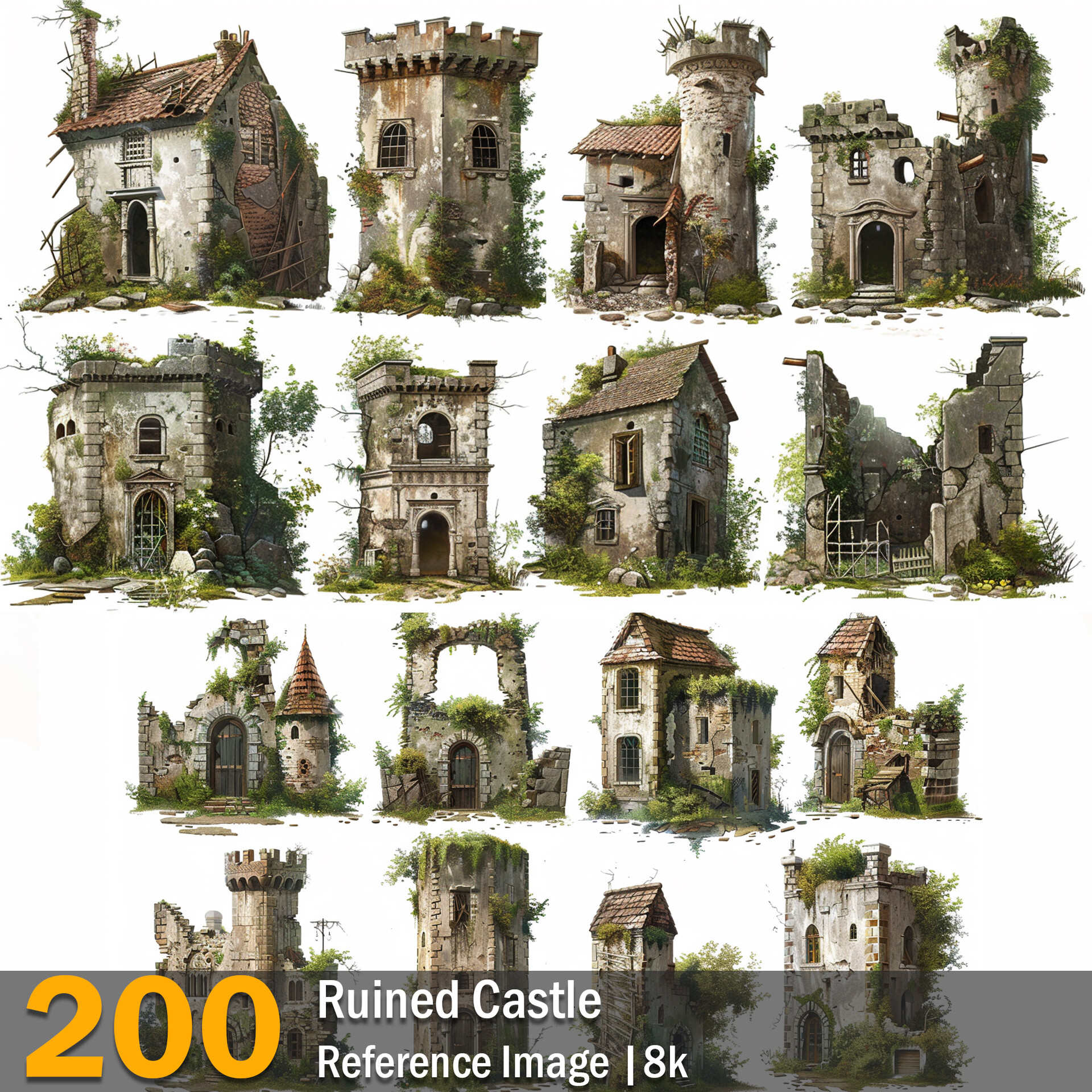 ArtStation - Ruined Castle | Reference Images | 8K