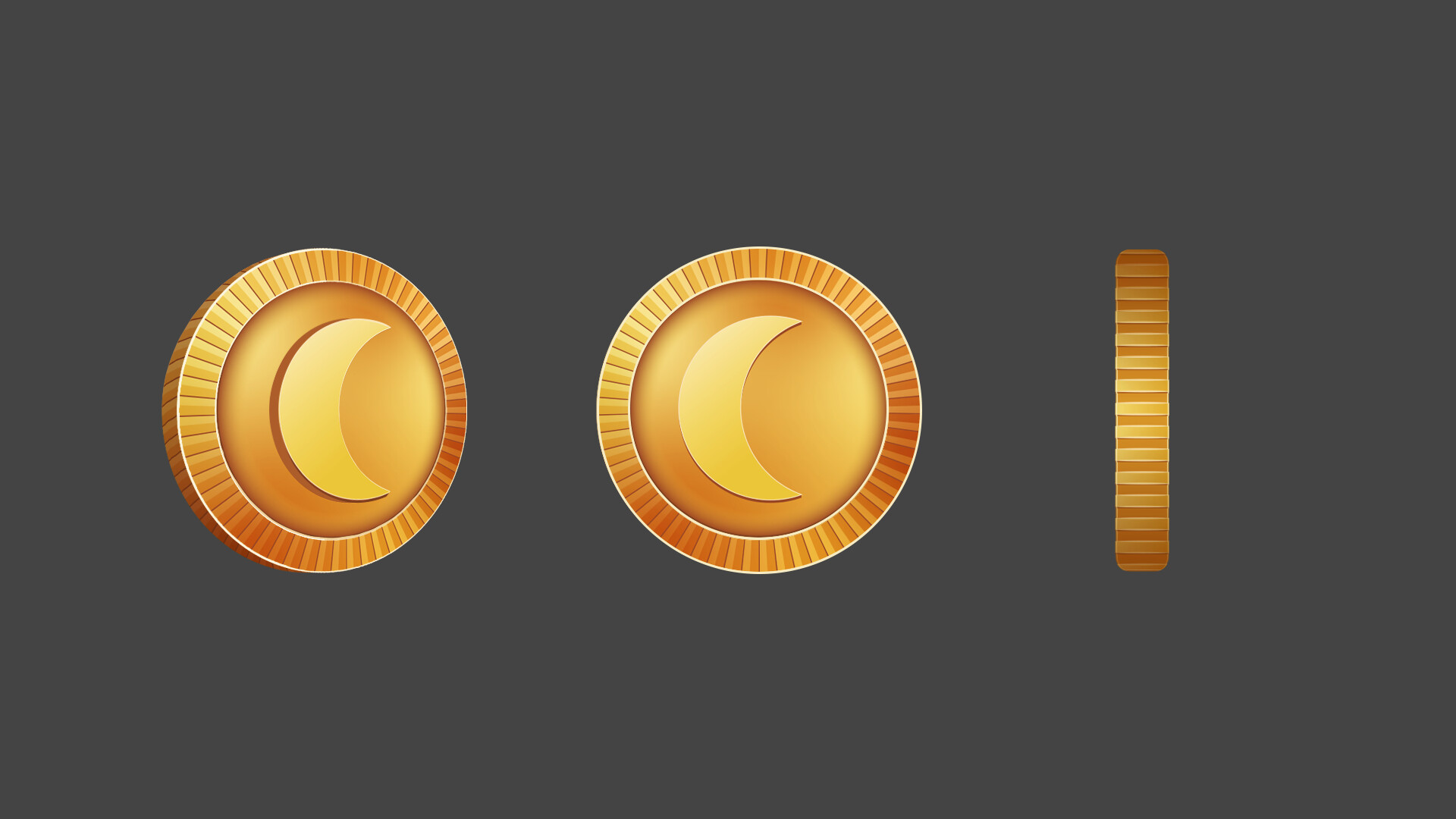 ArtStation - Moon coin - study