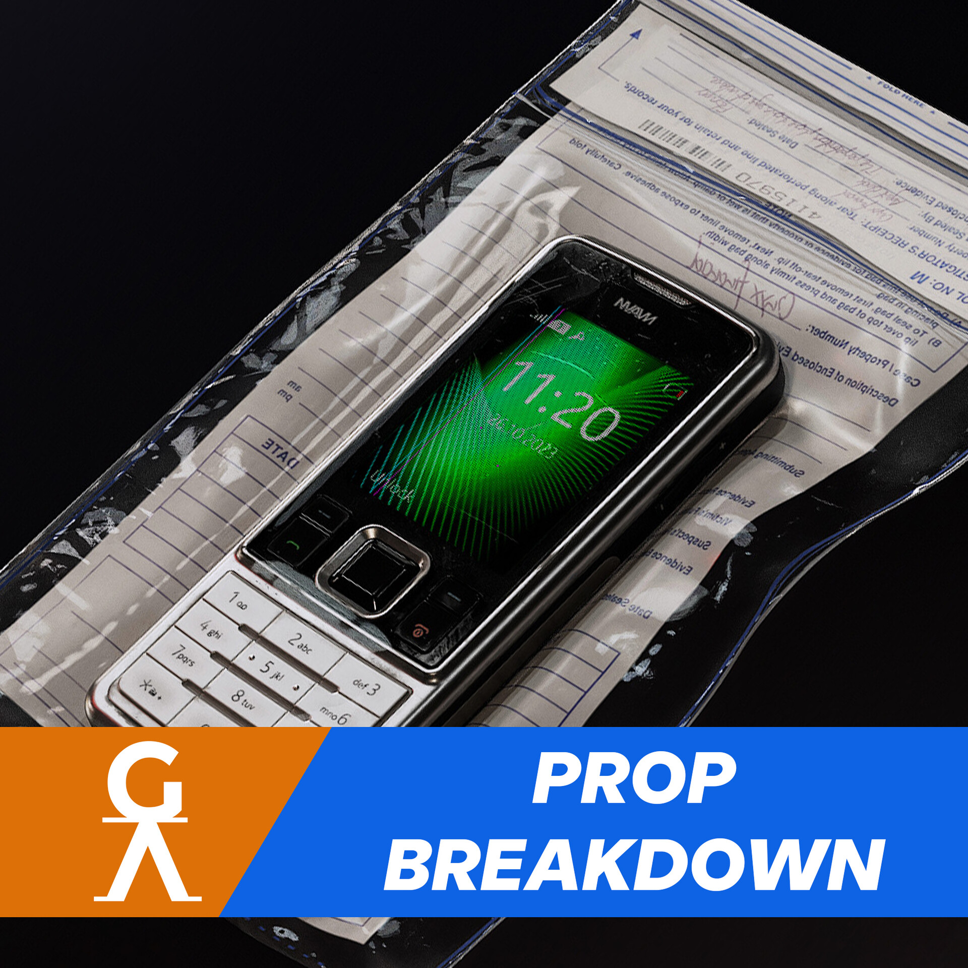 ArtStation - Criminals Phone - Prop Breakdown - Javier Benitez