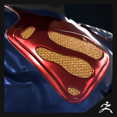 ArtStation - Super-Man Chest Armour | Zbrush