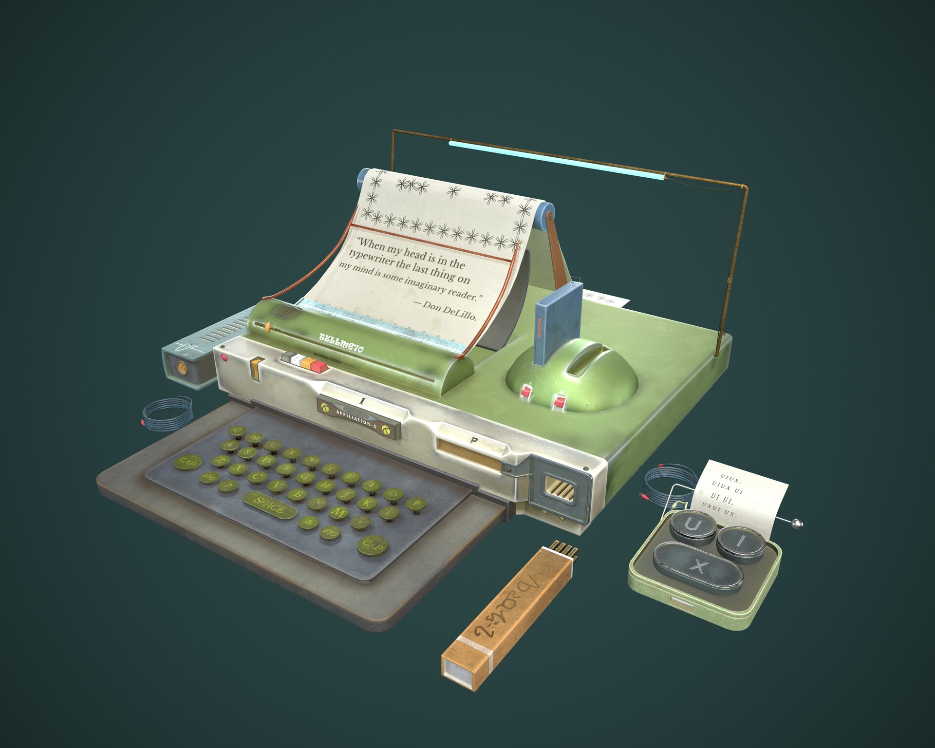 ArtStation - TELLm 670 Portable Computer