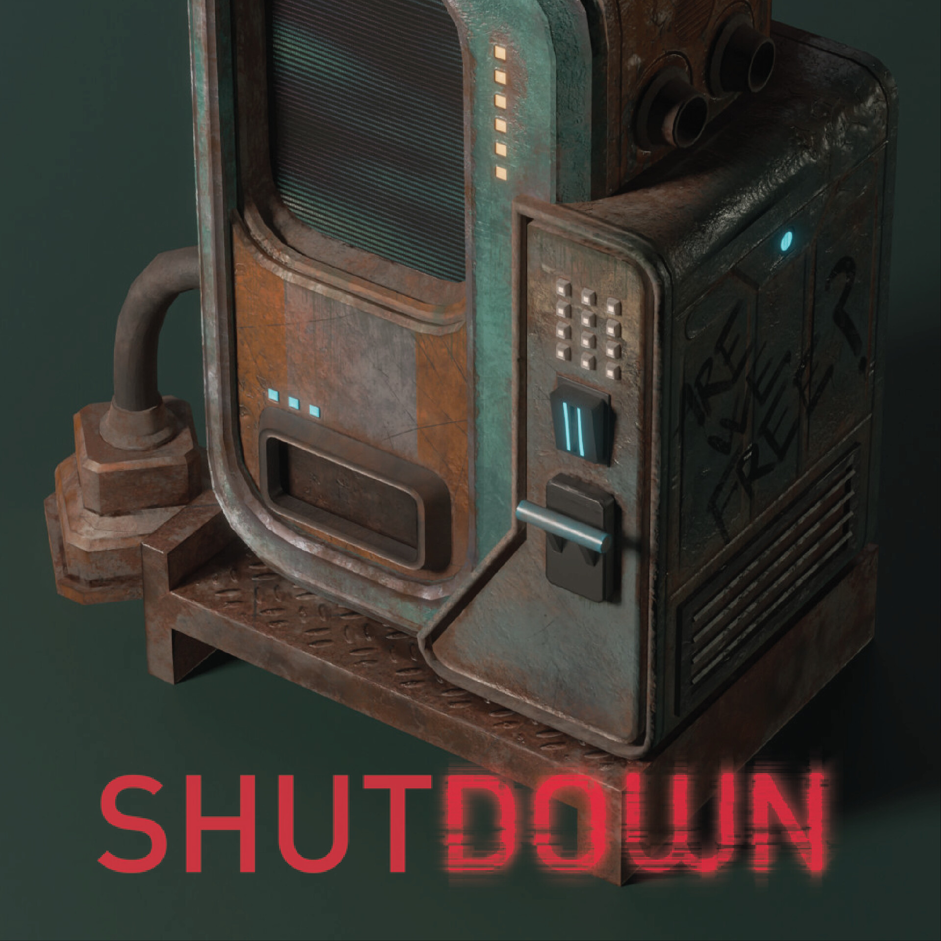 ArtStation - Game Ready Vending Machine