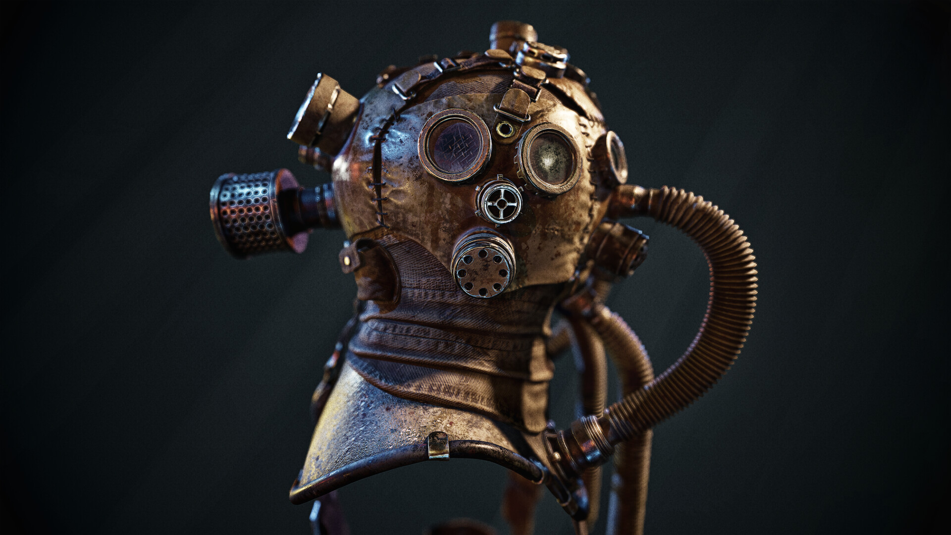 ArtStation - Apocalyptic gas mask