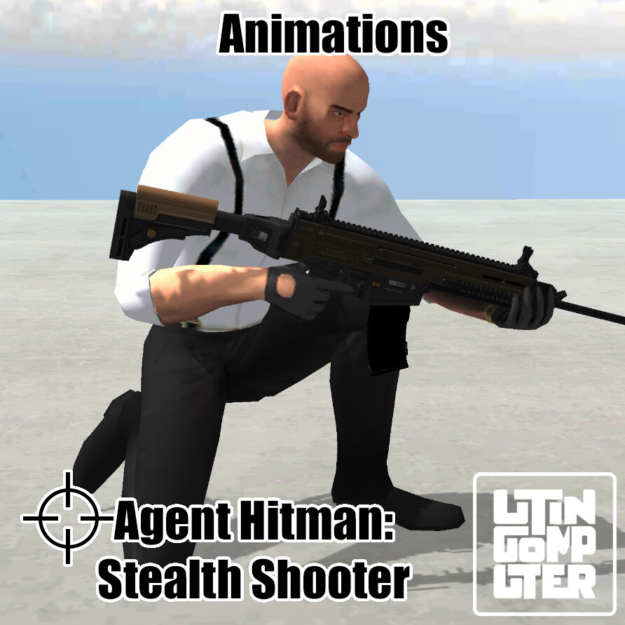 ArtStation - Agent Hitman. Animations