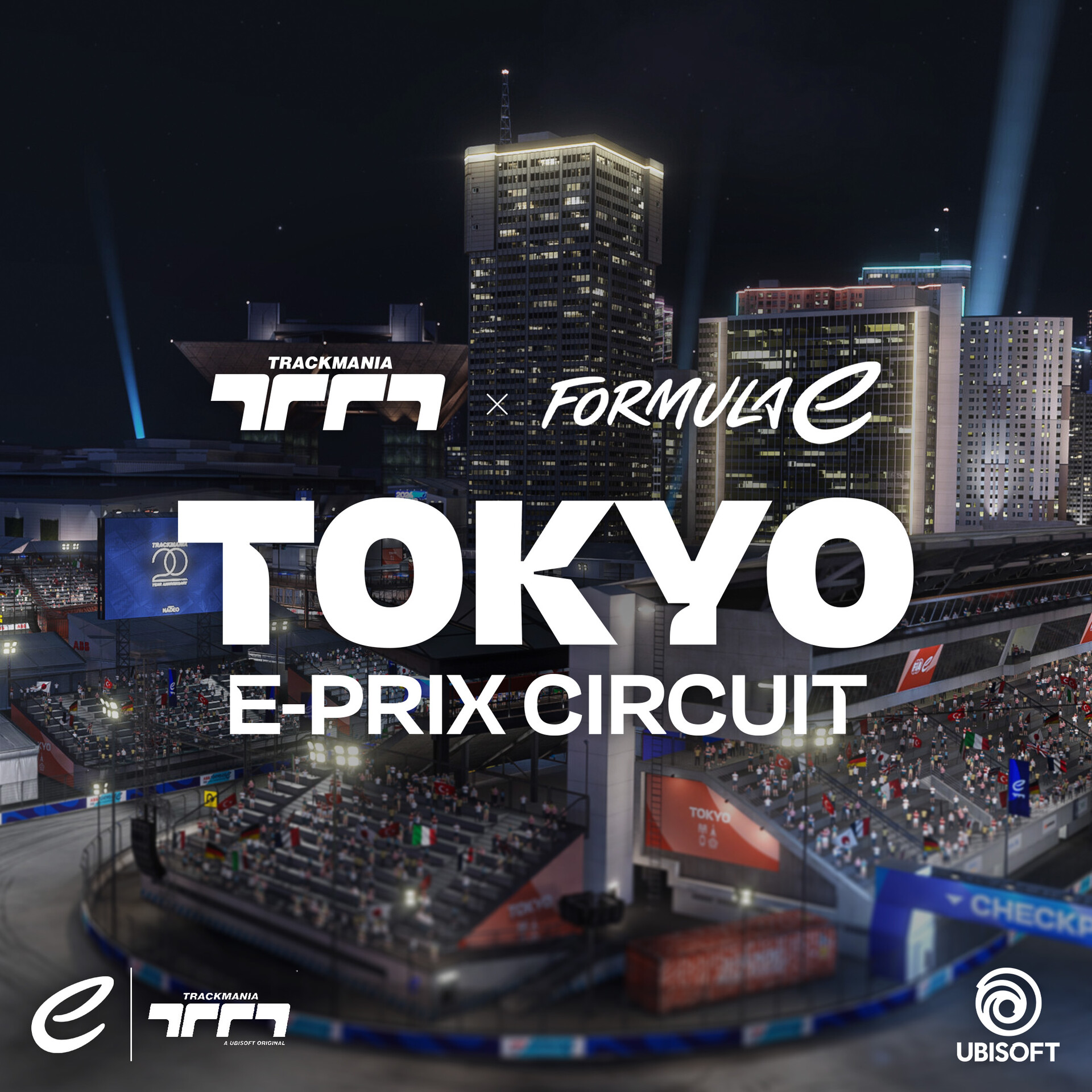 ArtStation - Trackmania x Formula E: Tokyo E-Prix