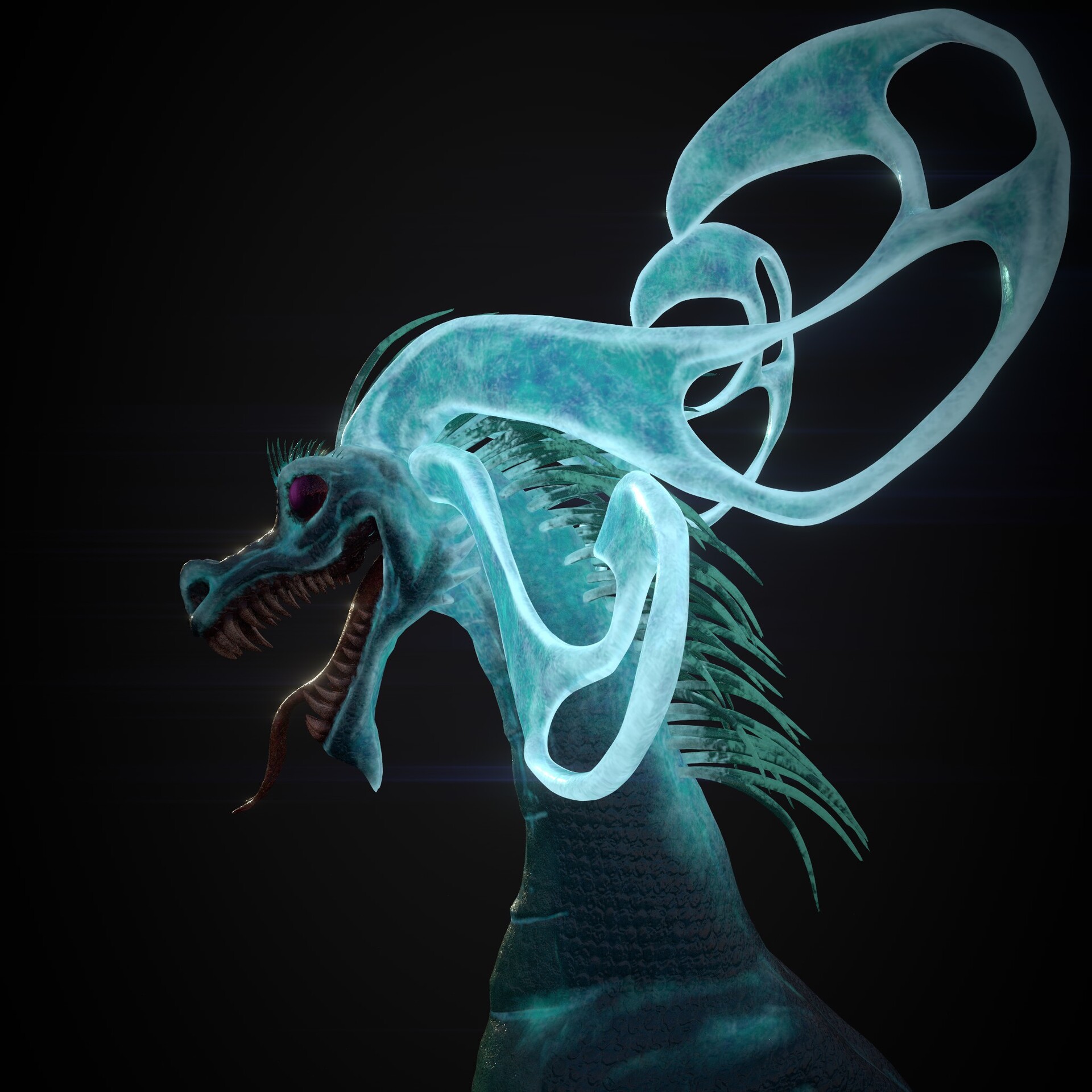 ArtStation - Dragon Bust Texturing