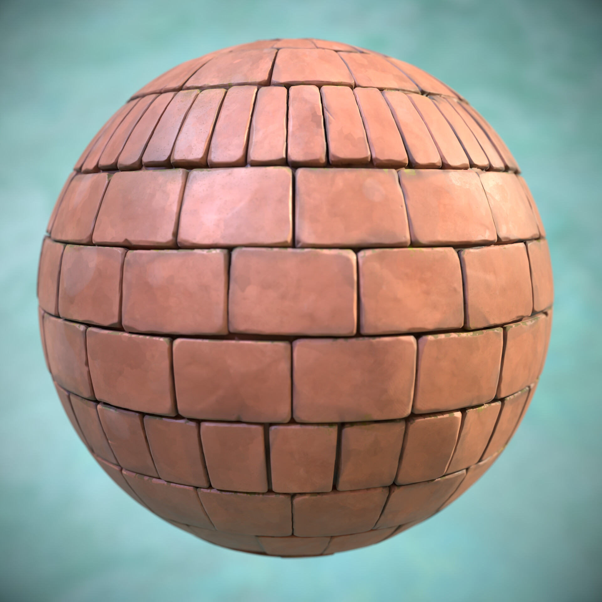 ArtStation - Wall Bricks Stylized Texture