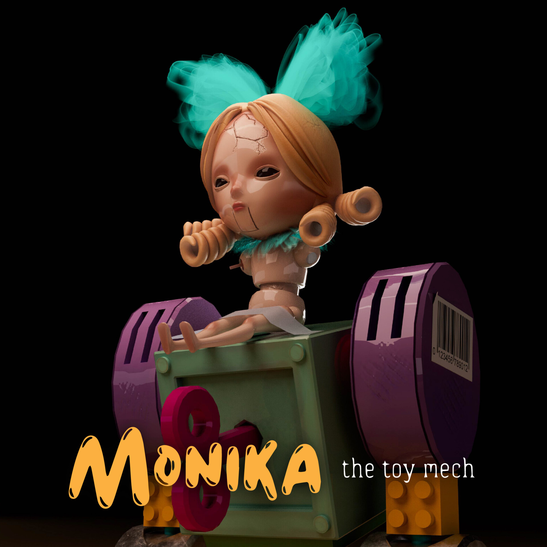 ArtStation - Monika Toy Mech