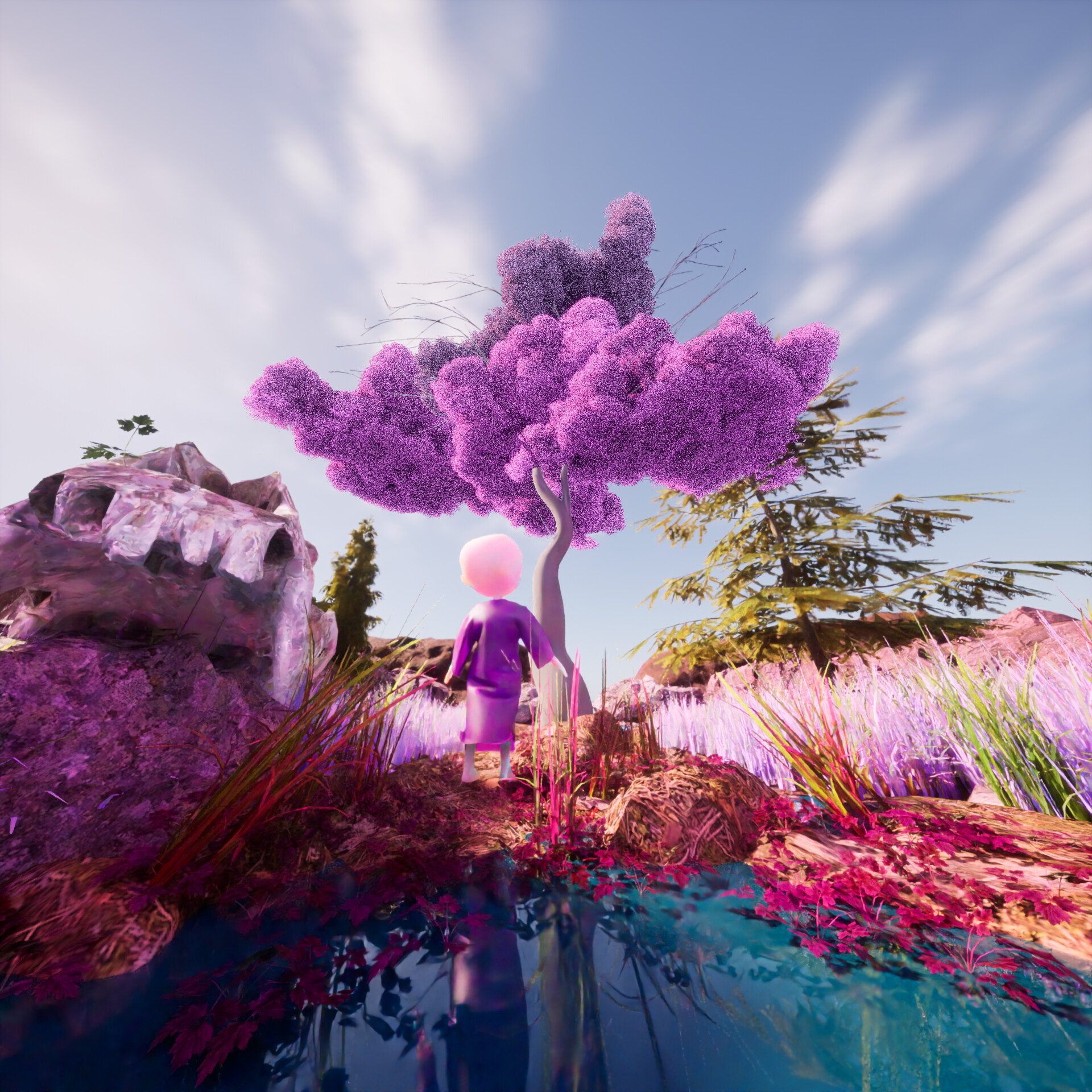 ArtStation - cloud tree