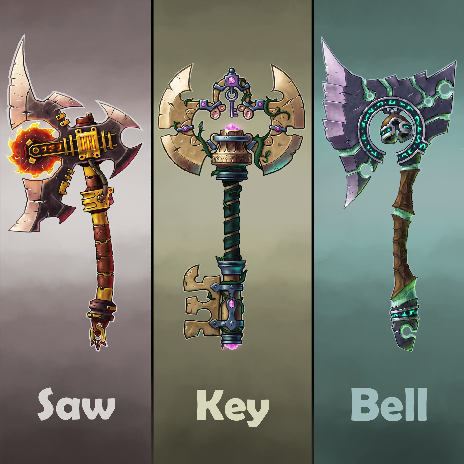 ArtStation - Axe mix