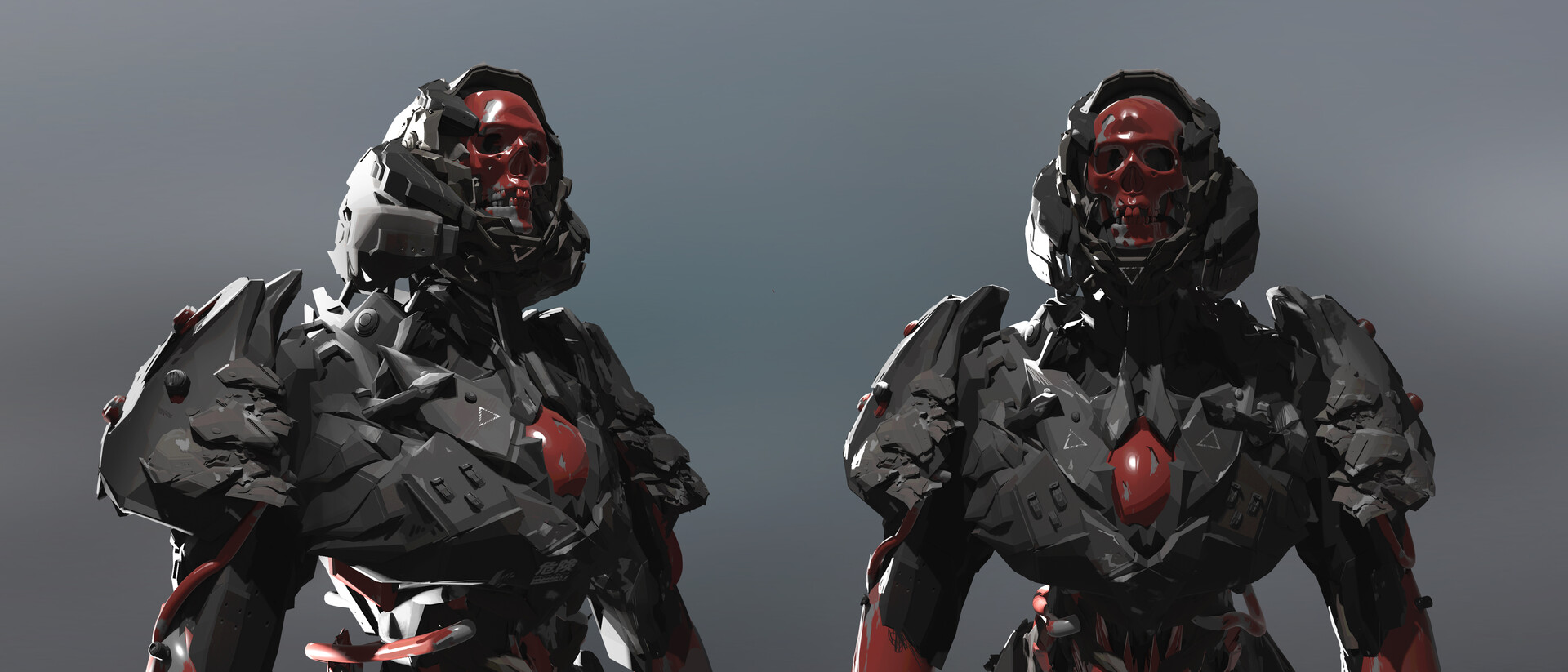 ArtStation - skull robot