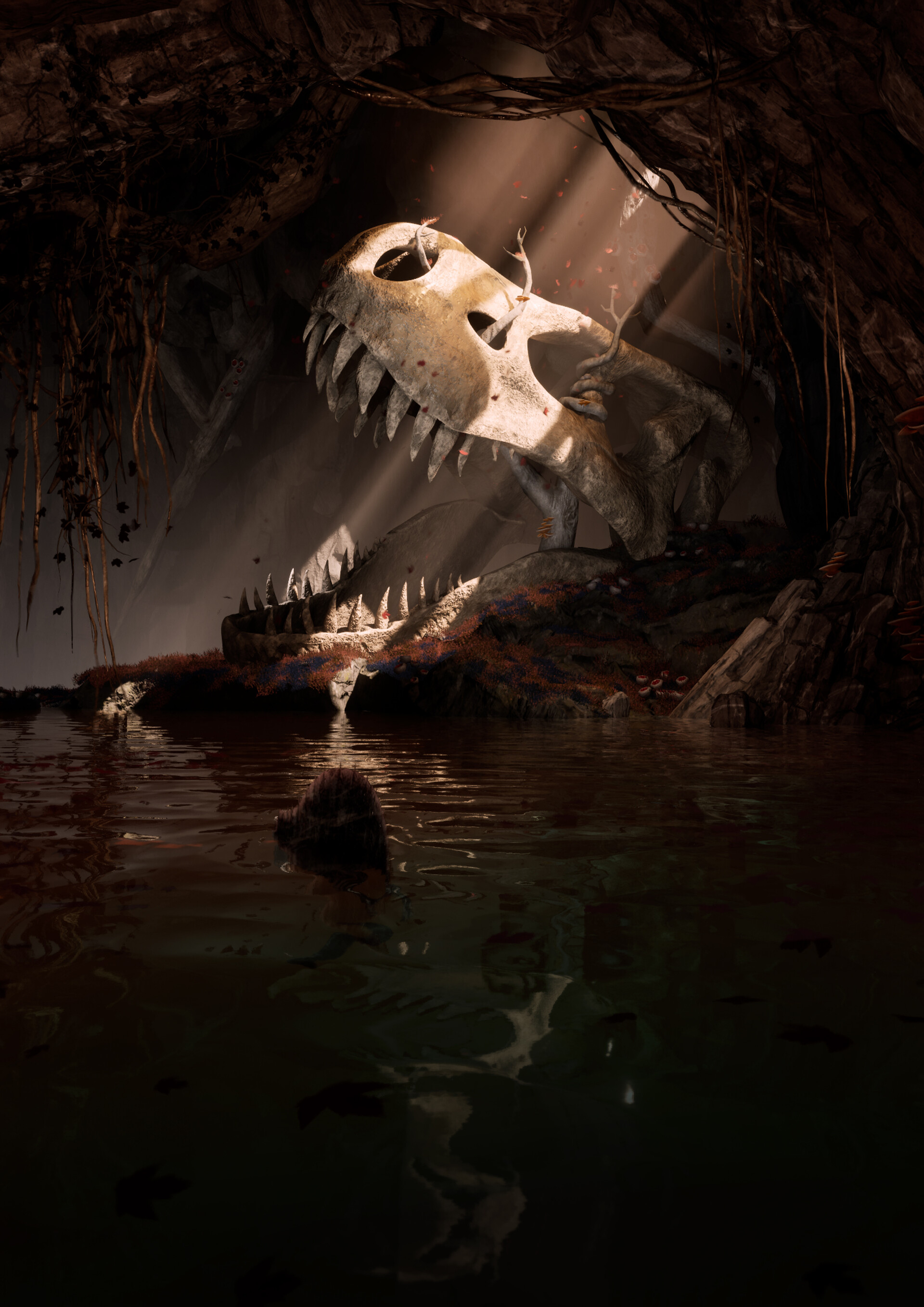 ArtStation - Peaceful Grave