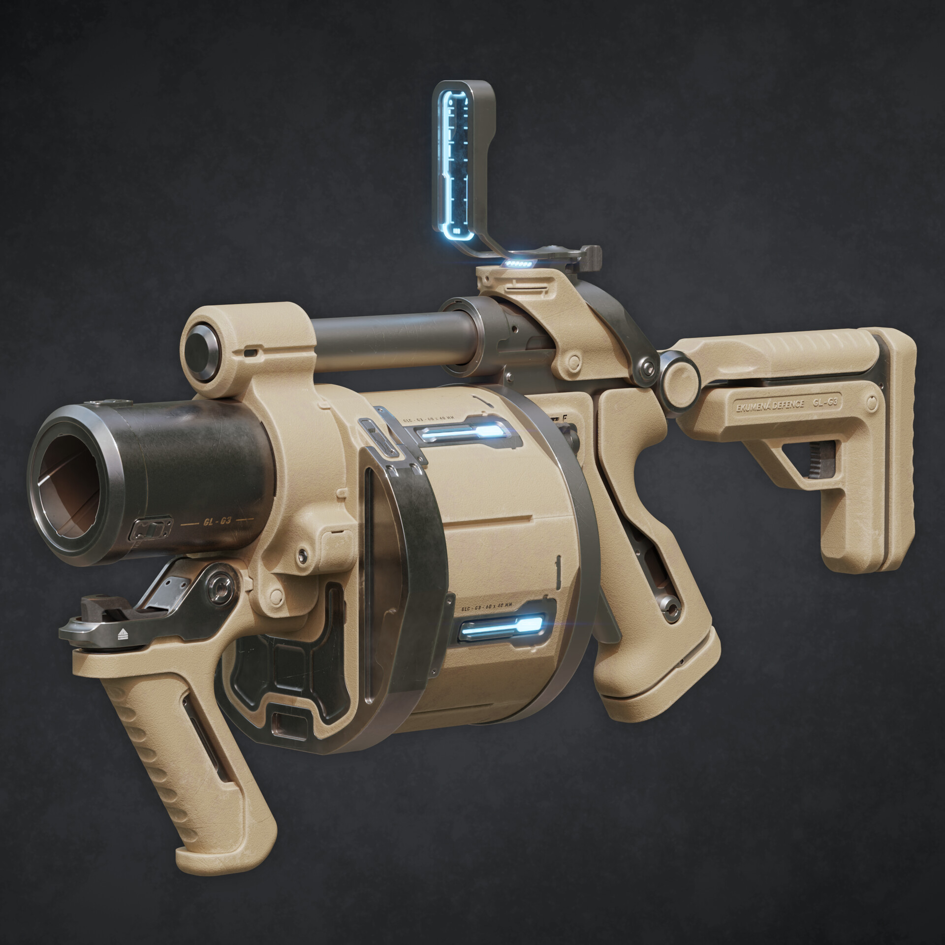 ArtStation - Grenade Launcher